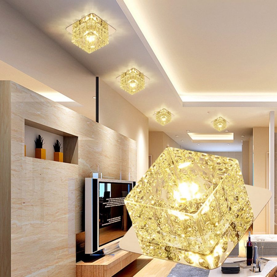 Crystal LED Ceiling Light - Light Trybe Nigeria