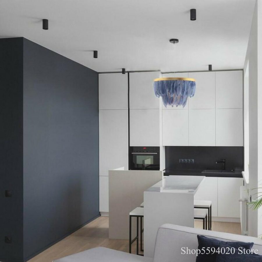 Earthy Feather Chandelier - Light Trybe Nigeria