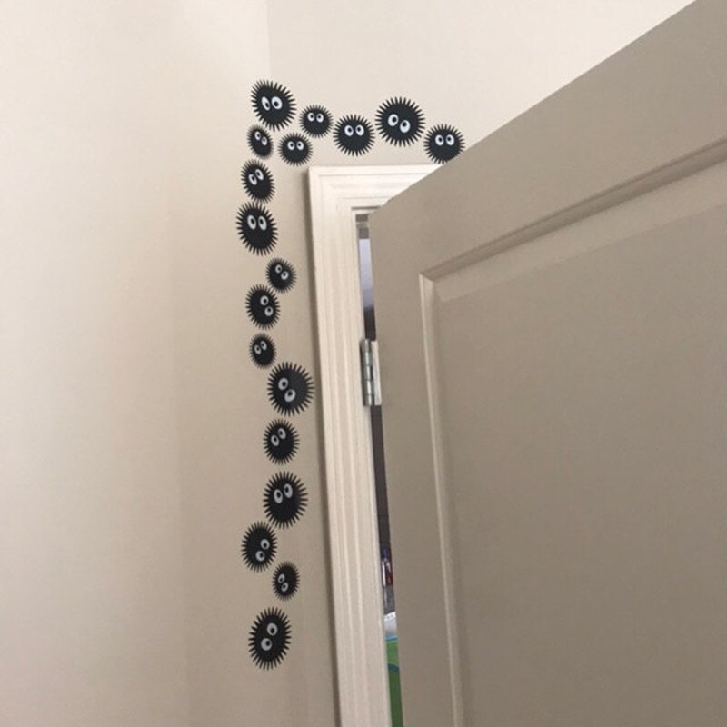 9pcs Soot Sprites Wall Stickers - Light Trybe Nigeria