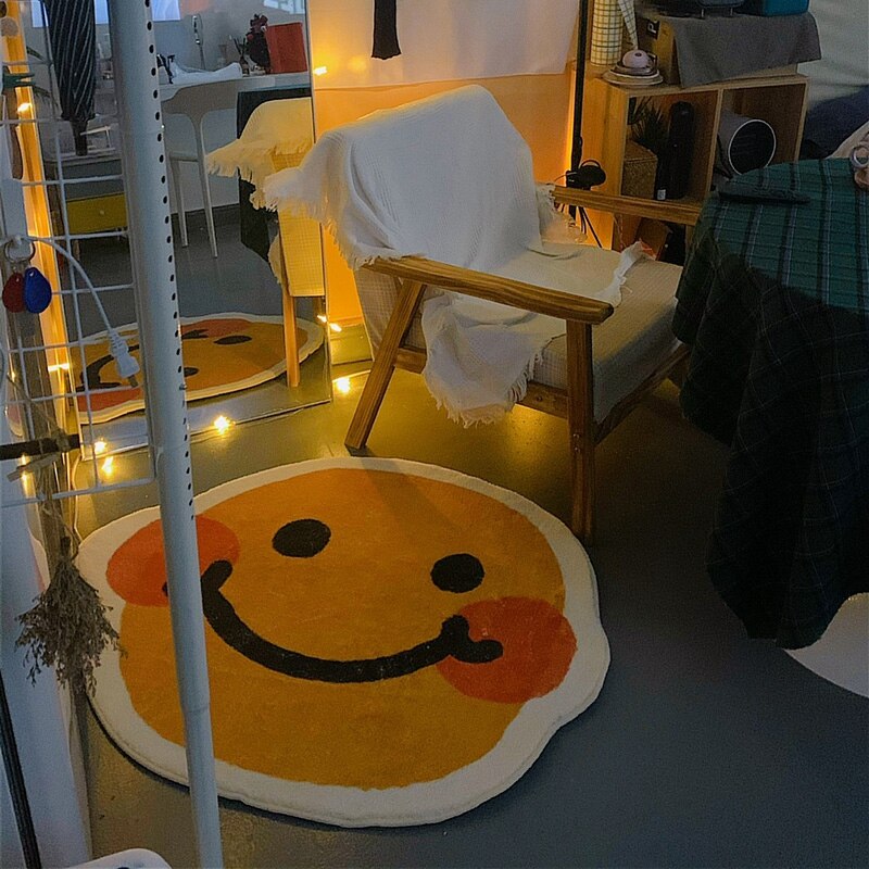 Fluffy Smile Rug - Light Trybe Nigeria