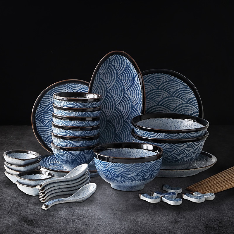 Japanese Ceramic Dinnerware Set - Light Trybe Nigeria