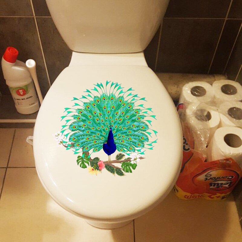 Peacock WC Stickers - Light Trybe Nigeria