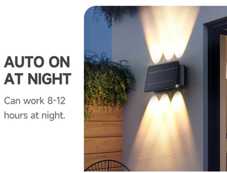 Auto-On 6 Eyes Solar Wall Spotlight - Light Trybe Nigeria