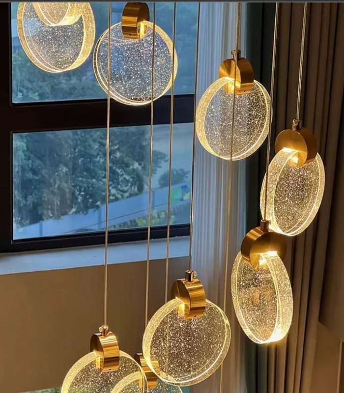Bubble Crystal Drop Chandelier Light - Light Trybe Nigeria