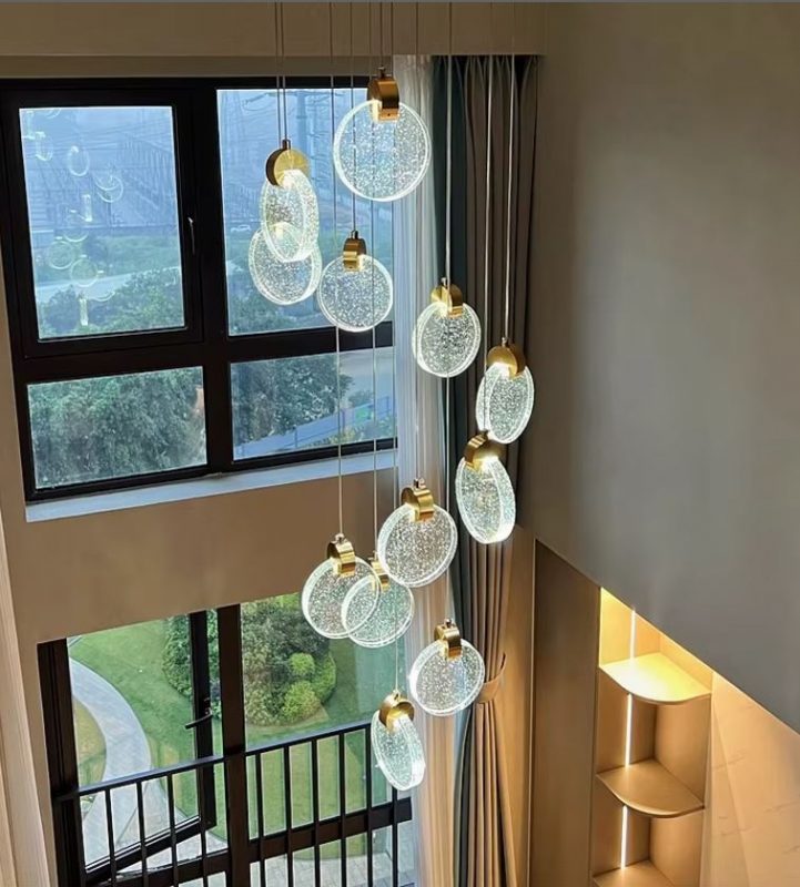 Bubble Crystal Drop Chandelier Light - Light Trybe Nigeria