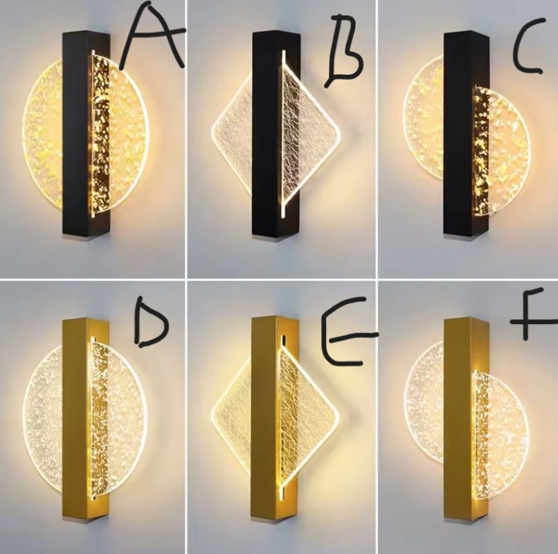 Acrylic LED Wall Light Collection - Light Trybe Nigeria