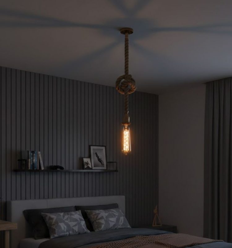 Edison Hemp Rope Light - Light Trybe Nigeria